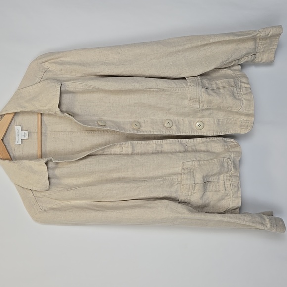 Charter Club | Tops | Charter Club Linen Button Down Size Large | Poshmark